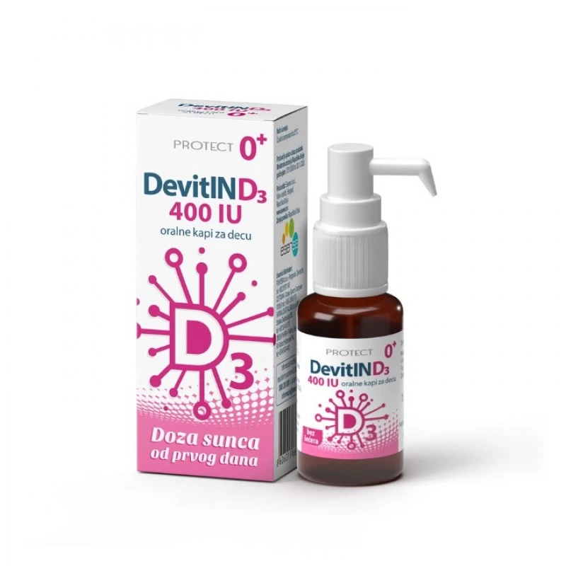 Devitin D3 400Iu Oralne Kapi Za Decu 15Ml • Esensa Apoteka