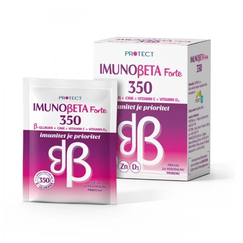 Imunoβeta Forte 350 Prašak Za Jačanje Imuniteta 10 Kesica • Esensa Apoteka
