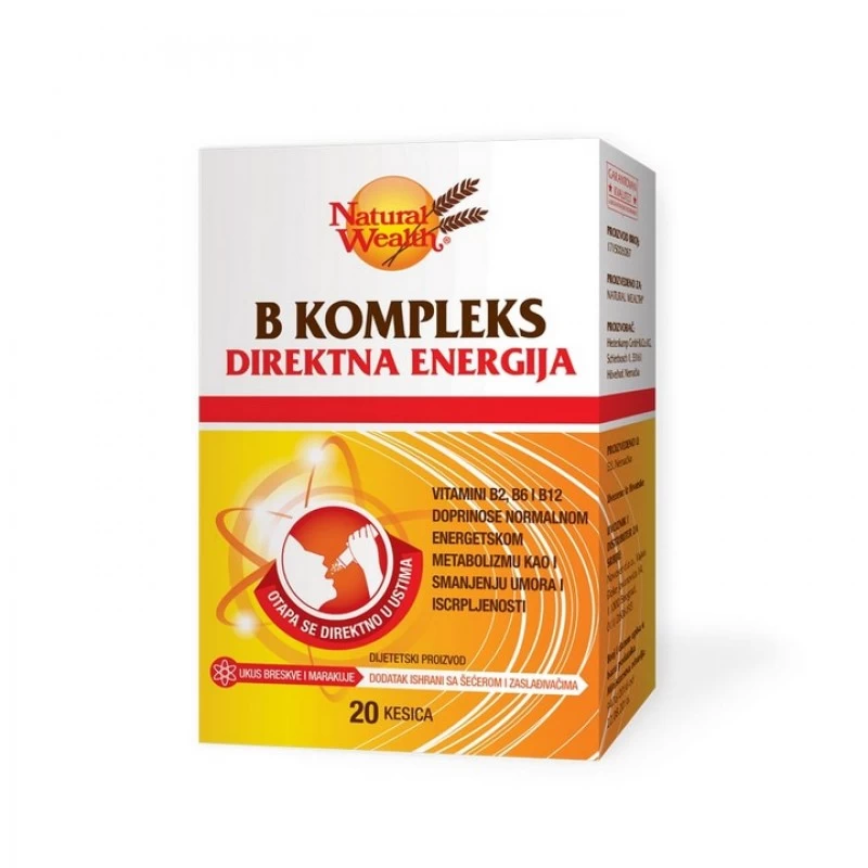 Natural Wealth B Kompleks Direkt 20 Kesica • Esensa Apoteka
