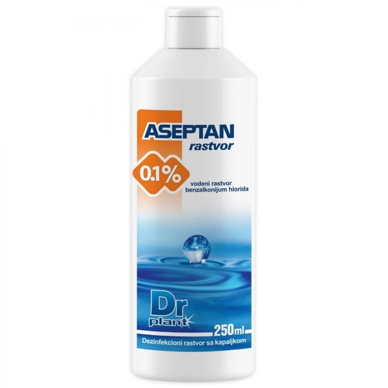 Aseptan Dezinfekcioni Rastvor Kapaljka 250Ml • Esensa Apoteka