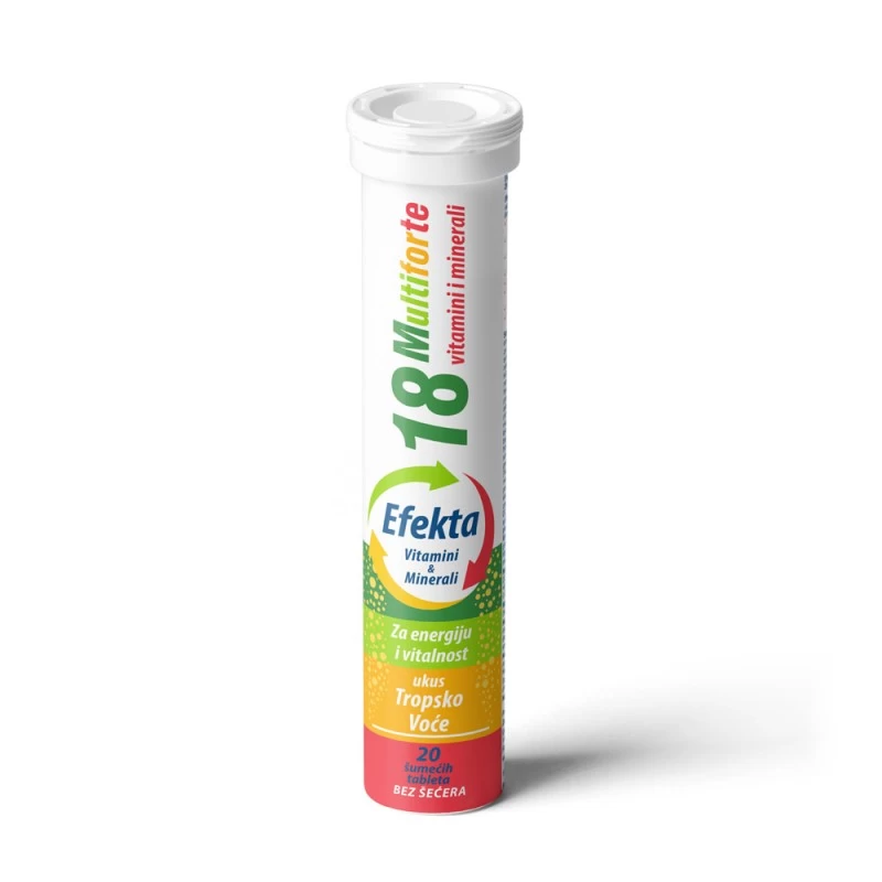 Efekta Multiforte Vitamini I Minerali, 20 Šumećih Tableta • Esensa Apoteka