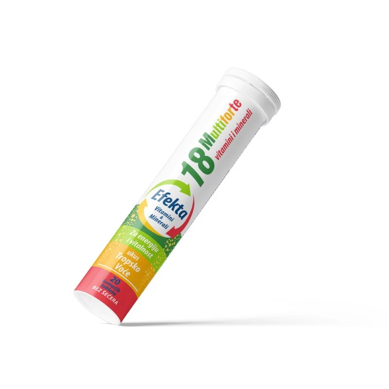 Efekta Multiforte Vitamini I Minerali, 20 Šumećih Tableta • Esensa Apoteka